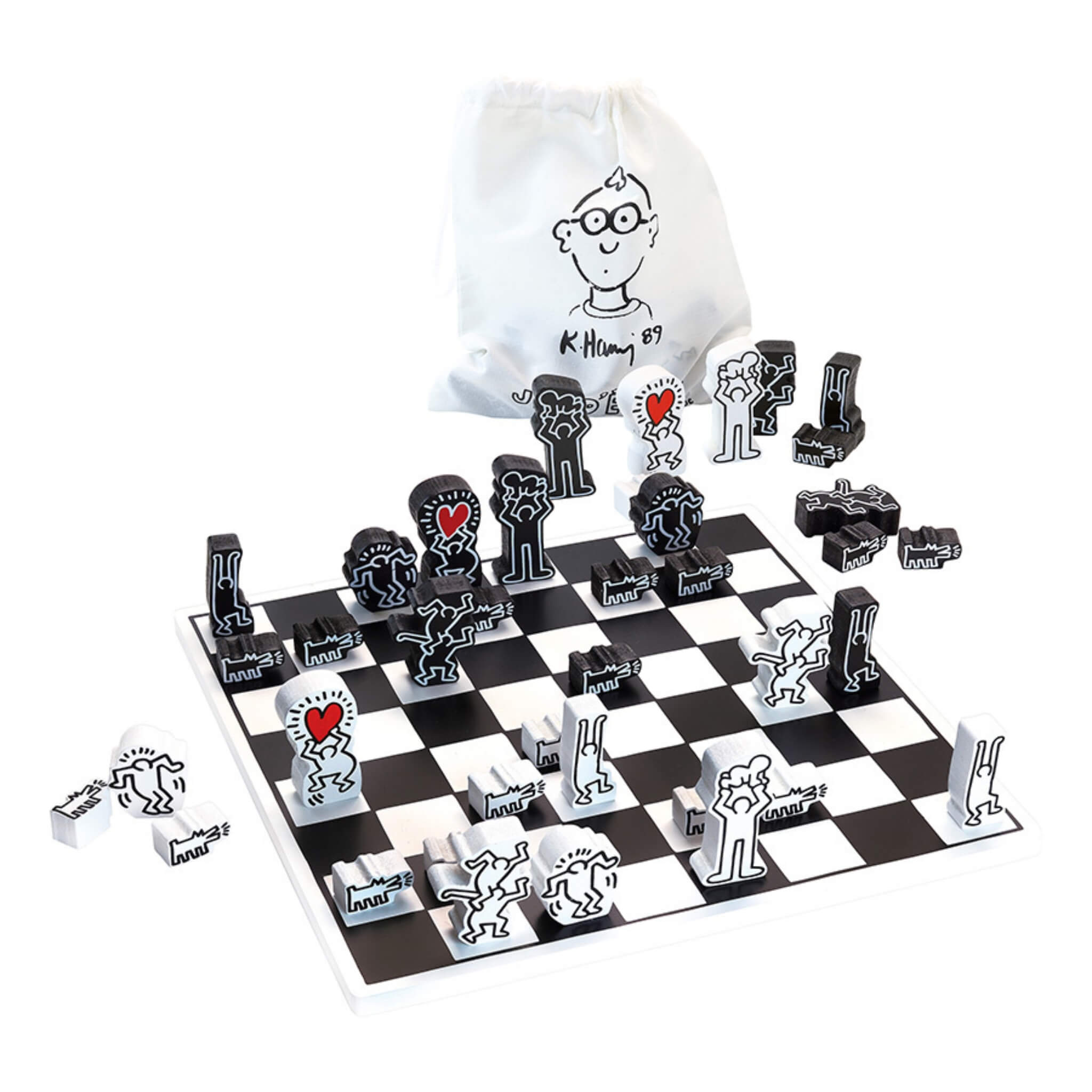 Vilac Keith Haring Chess Game – Bebeco