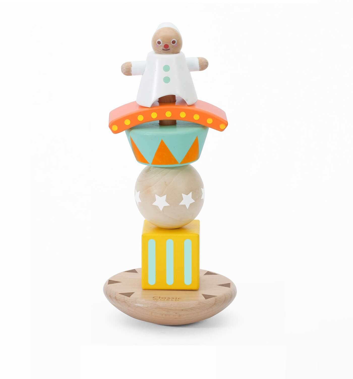Classic World Stacking Balancing Clown – Bebeco