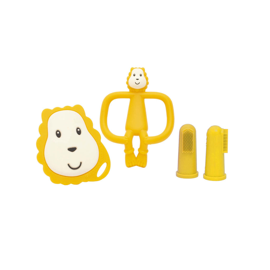 Matchstick Monkey Teething Starter Set (Ludo Lion) – Bebeco