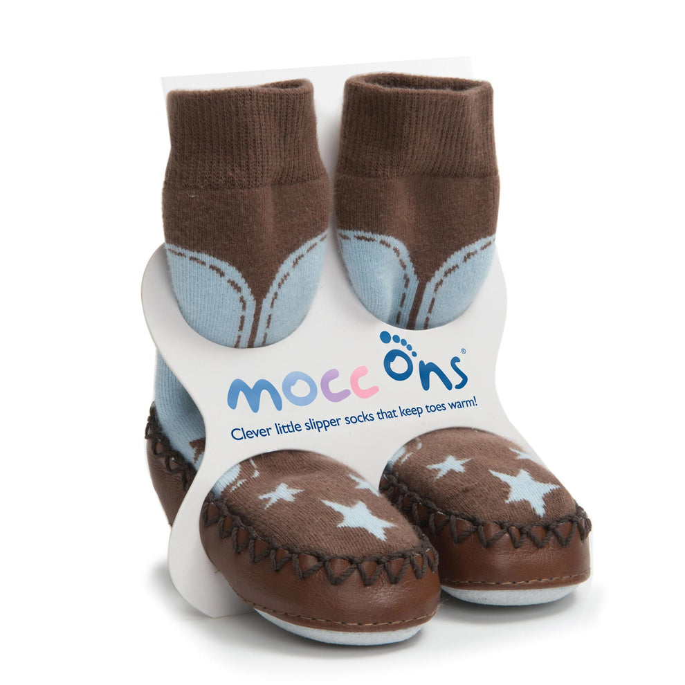 Mocc Ons Slipper Socks (Cowboy) – Bebeco